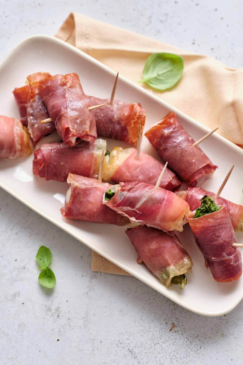Prosciutto-Wrapped Mozzarella | Baked Bree