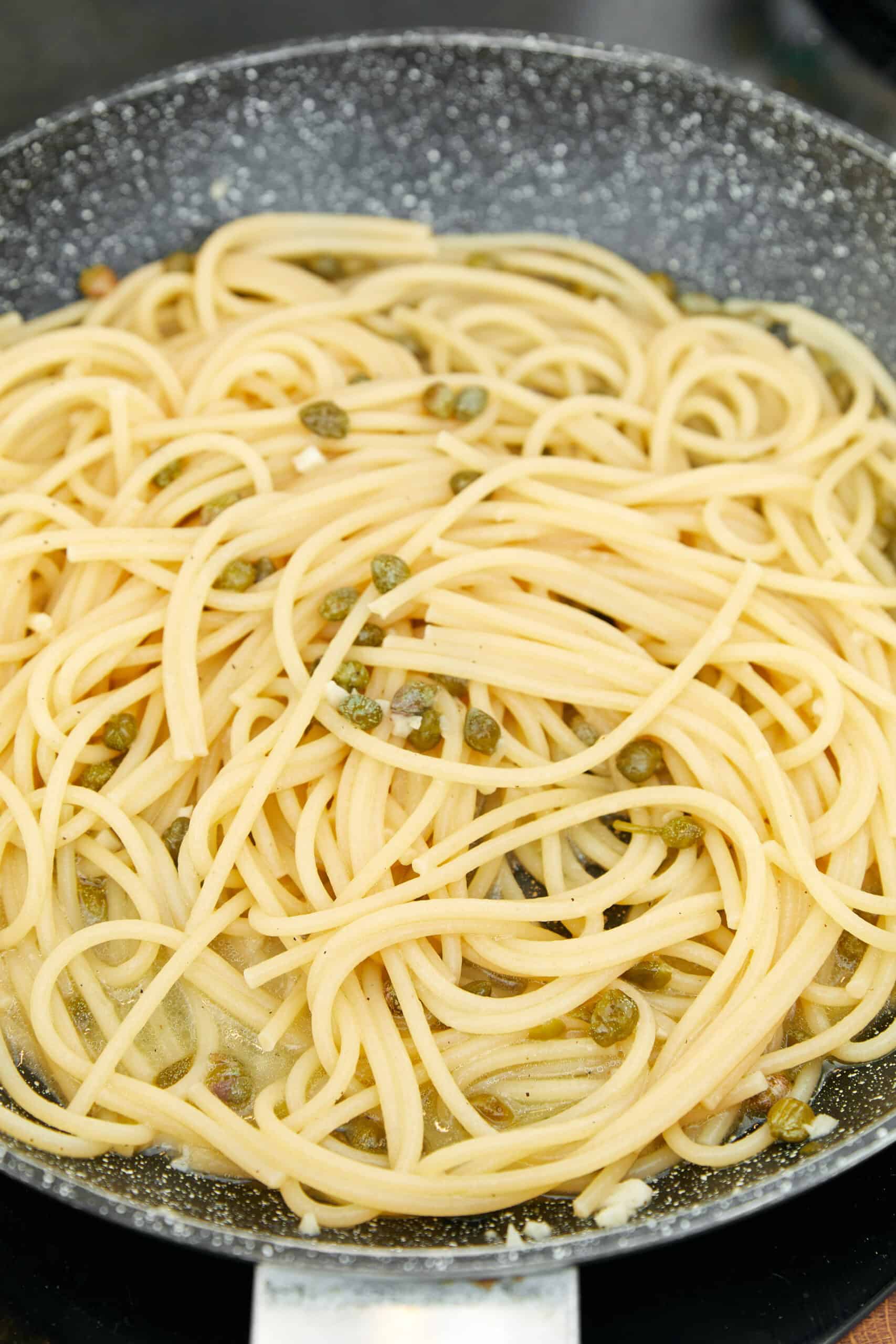 Caper Pasta | Baked Bree