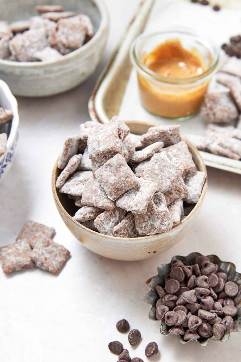 Puppy Chow Recipe | Baked Bree