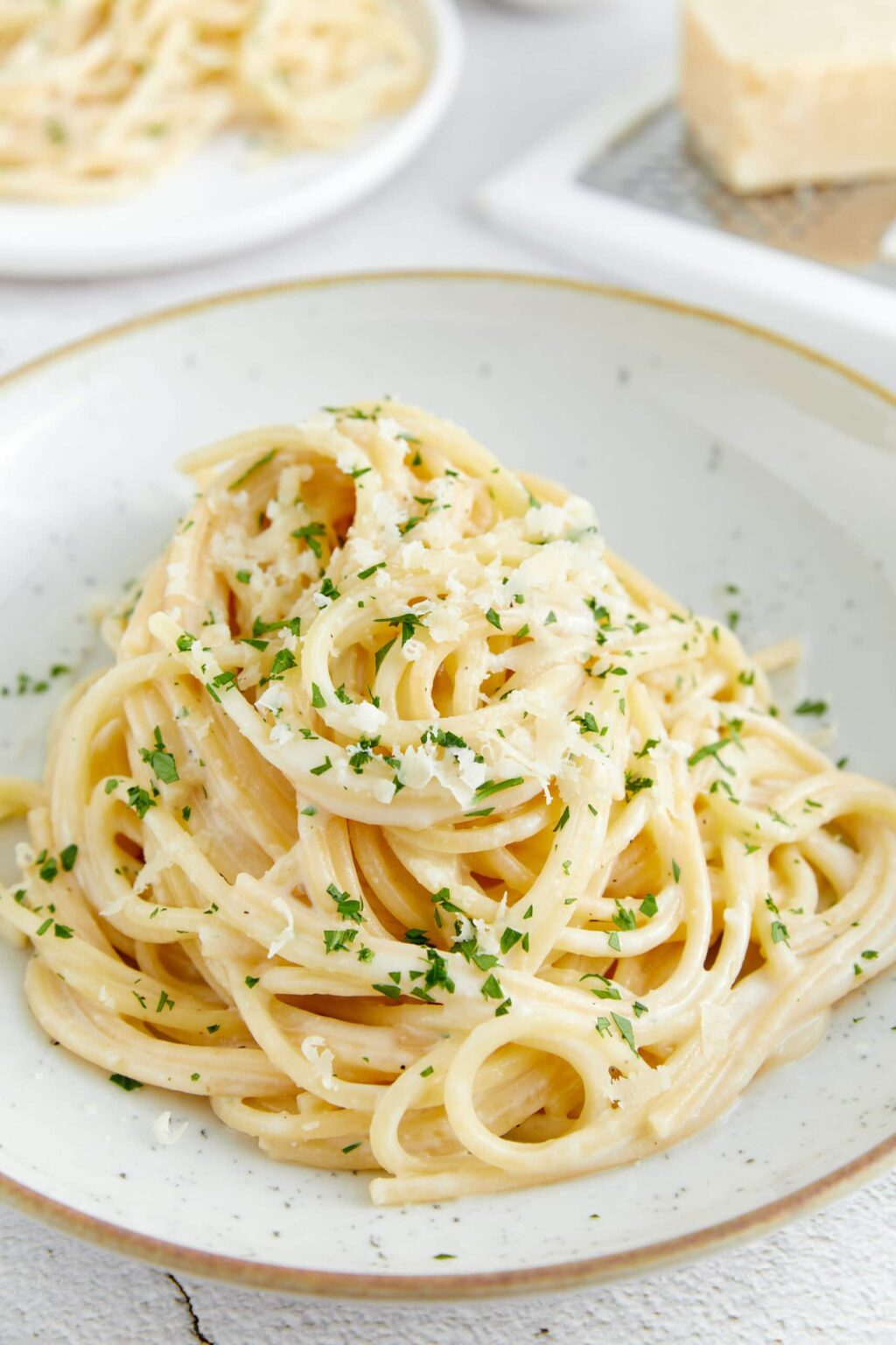 Parmesan Pasta | Baked Bree