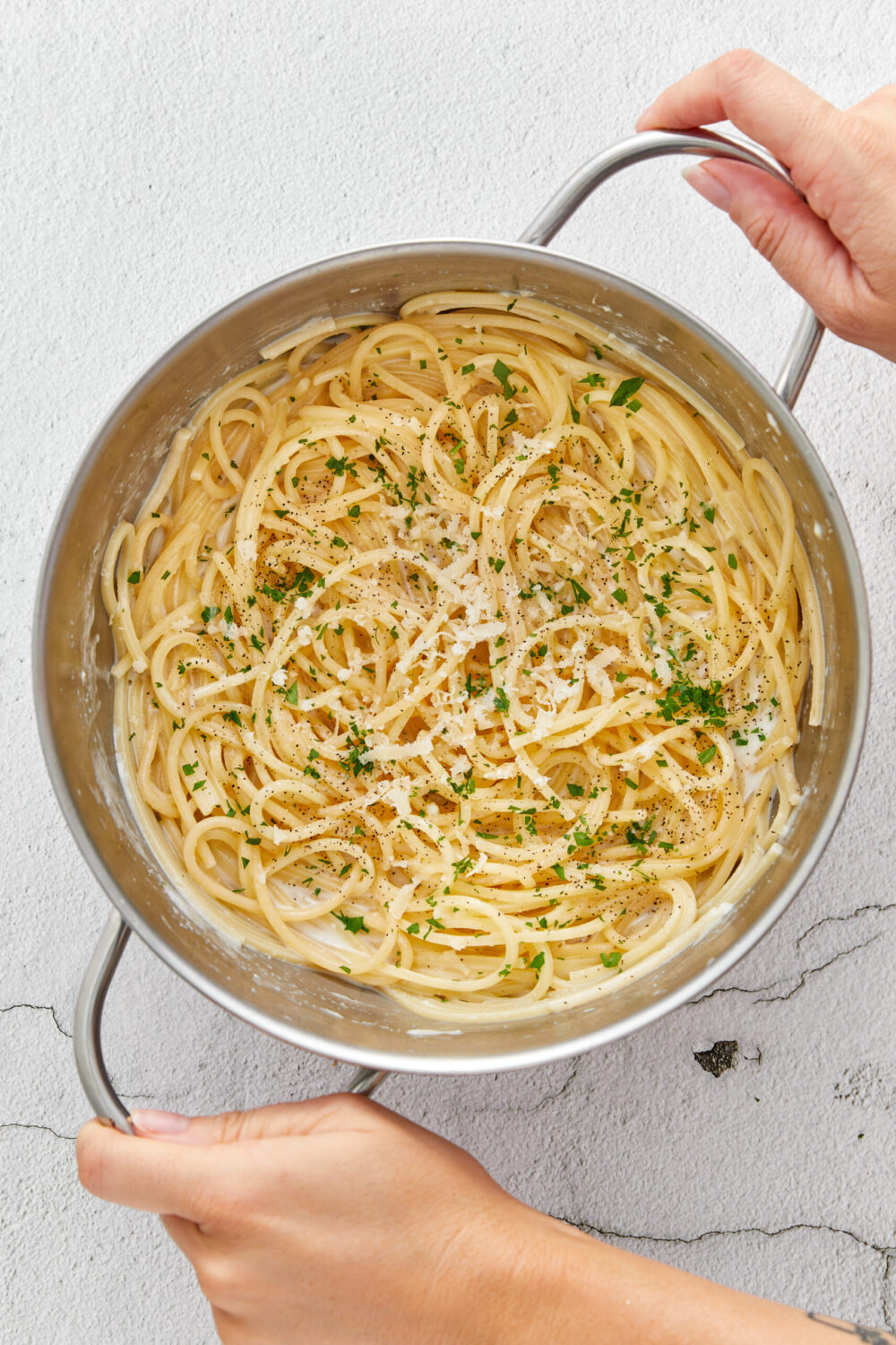Parmesan Pasta | Baked Bree
