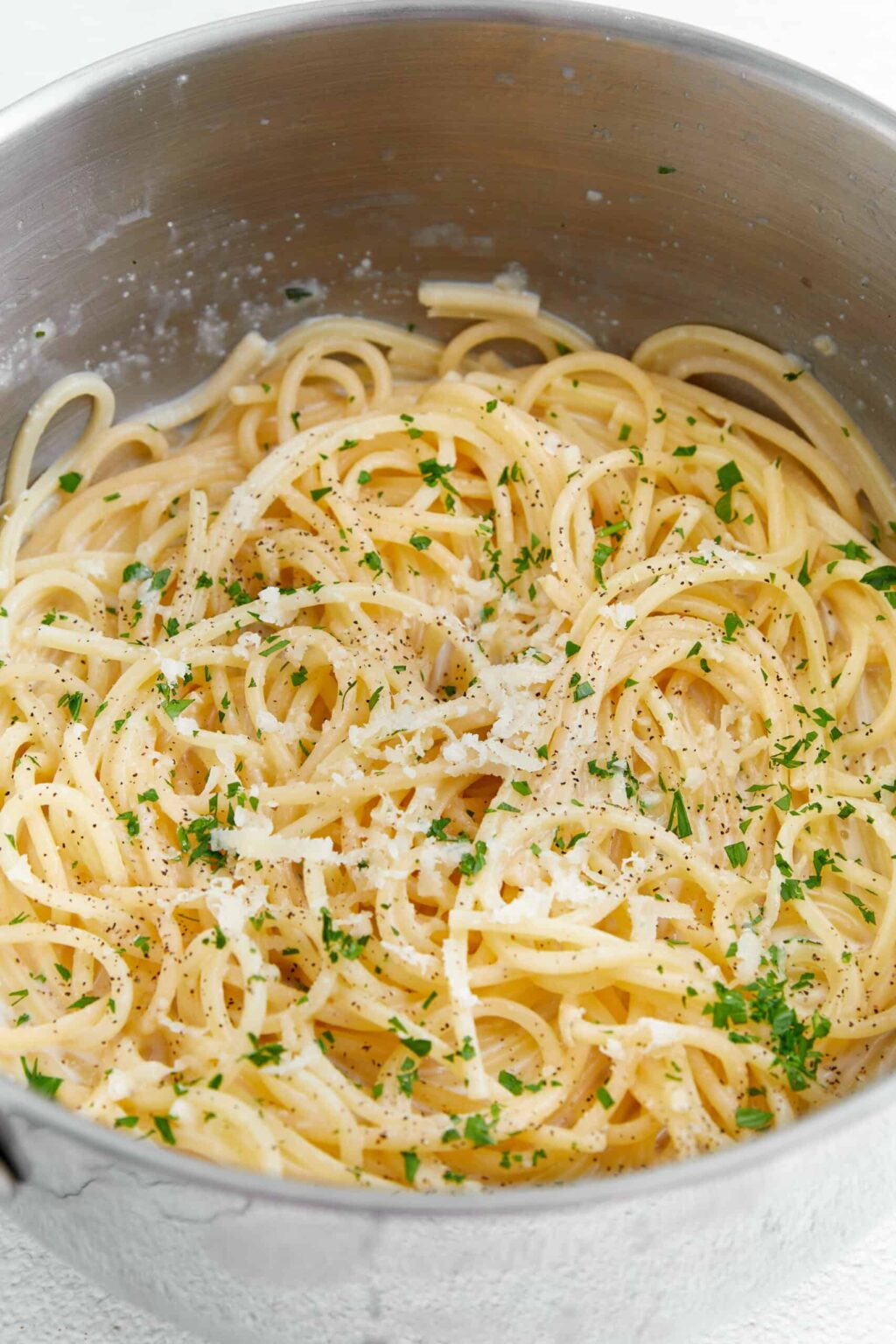 Parmesan Pasta | Baked Bree