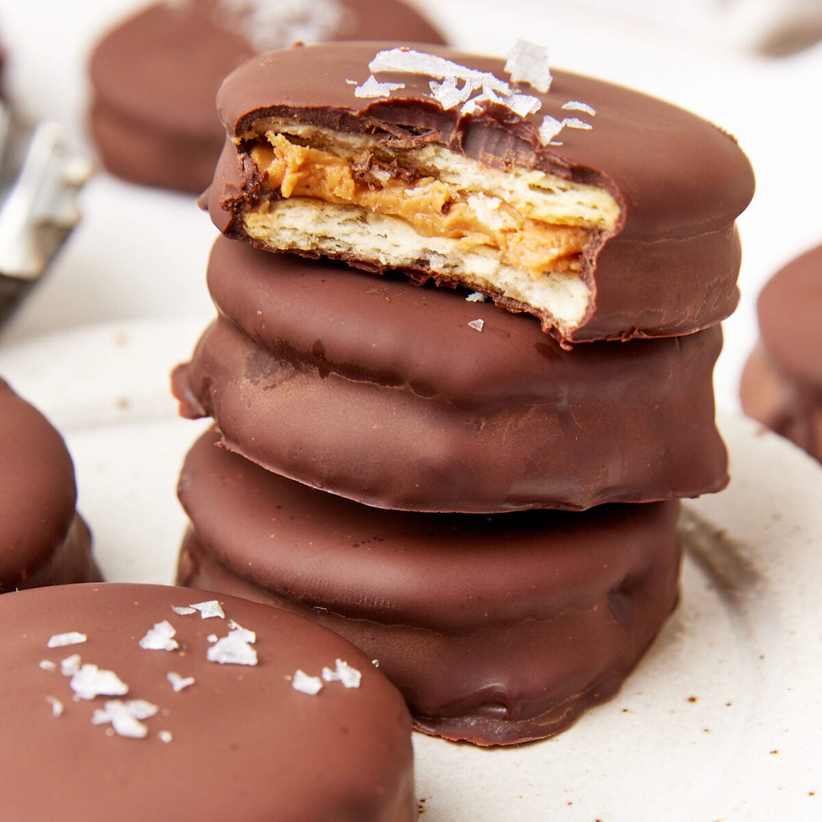 Chocolate-Covered Ritz Crackers | Baked Bree