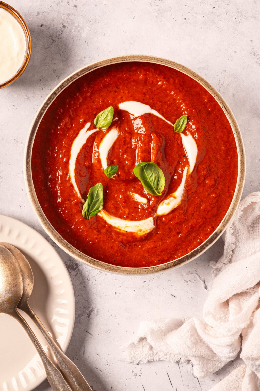 Roasted Red Pepper Soup | Baked Bree