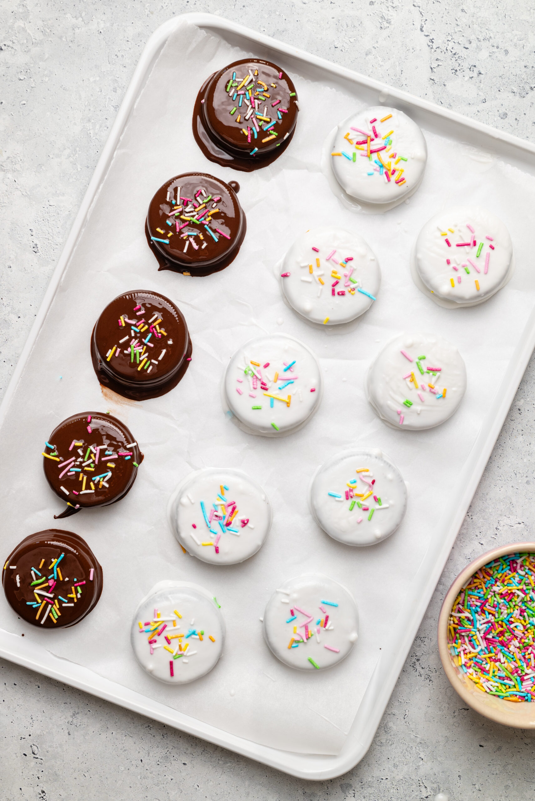 Chocolate-Dipped Oreos | Baked Bree