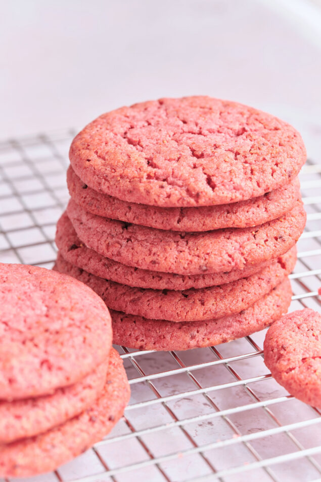 Strawberry Cookies | Baked Bree
