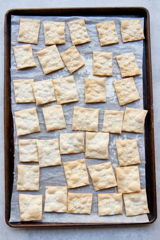Saltine Crackers Recipe | Baked Bree