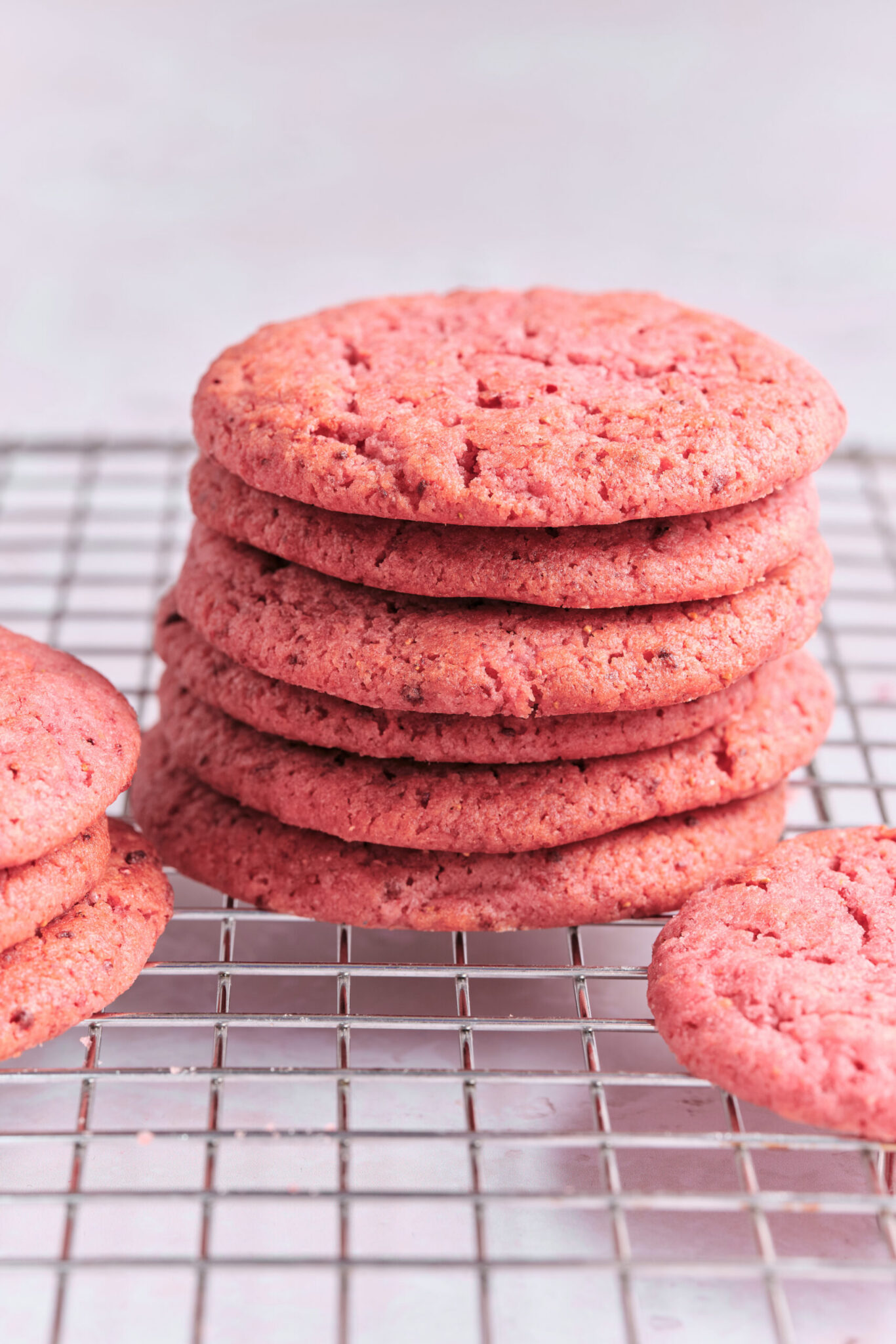 Strawberry Cookies | Baked Bree
