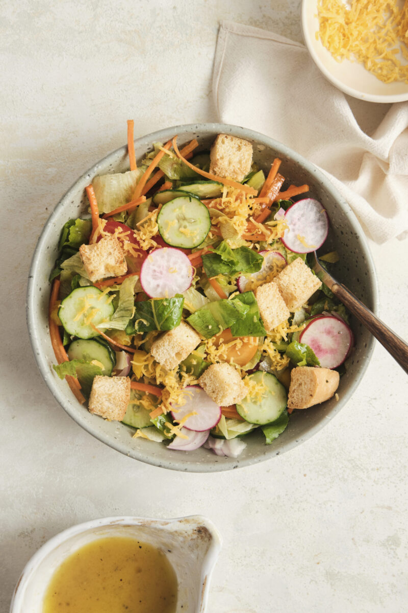 Tossed Salad Recipe | Baked Bree