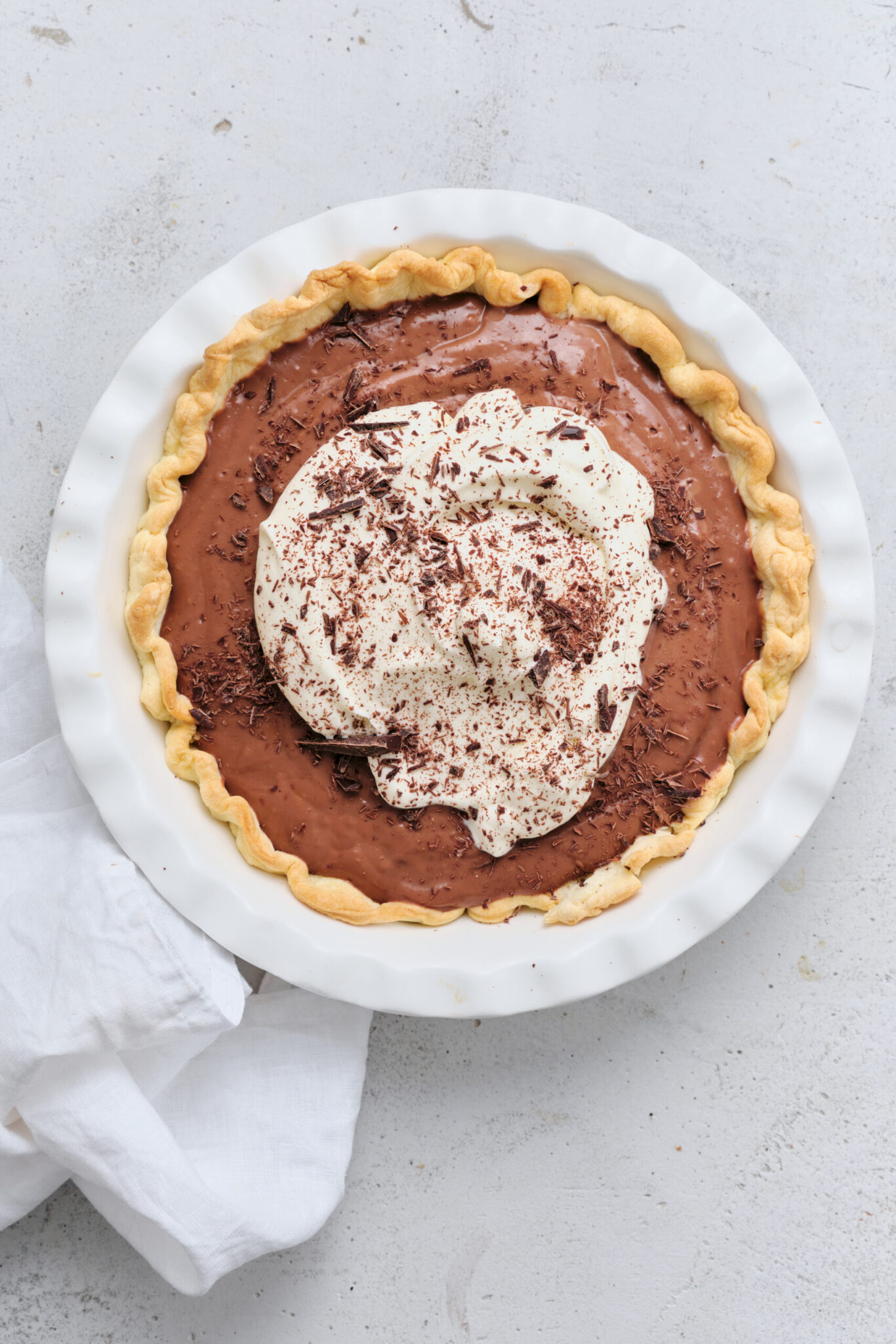 Chocolate Cream Pie | Baked Bree