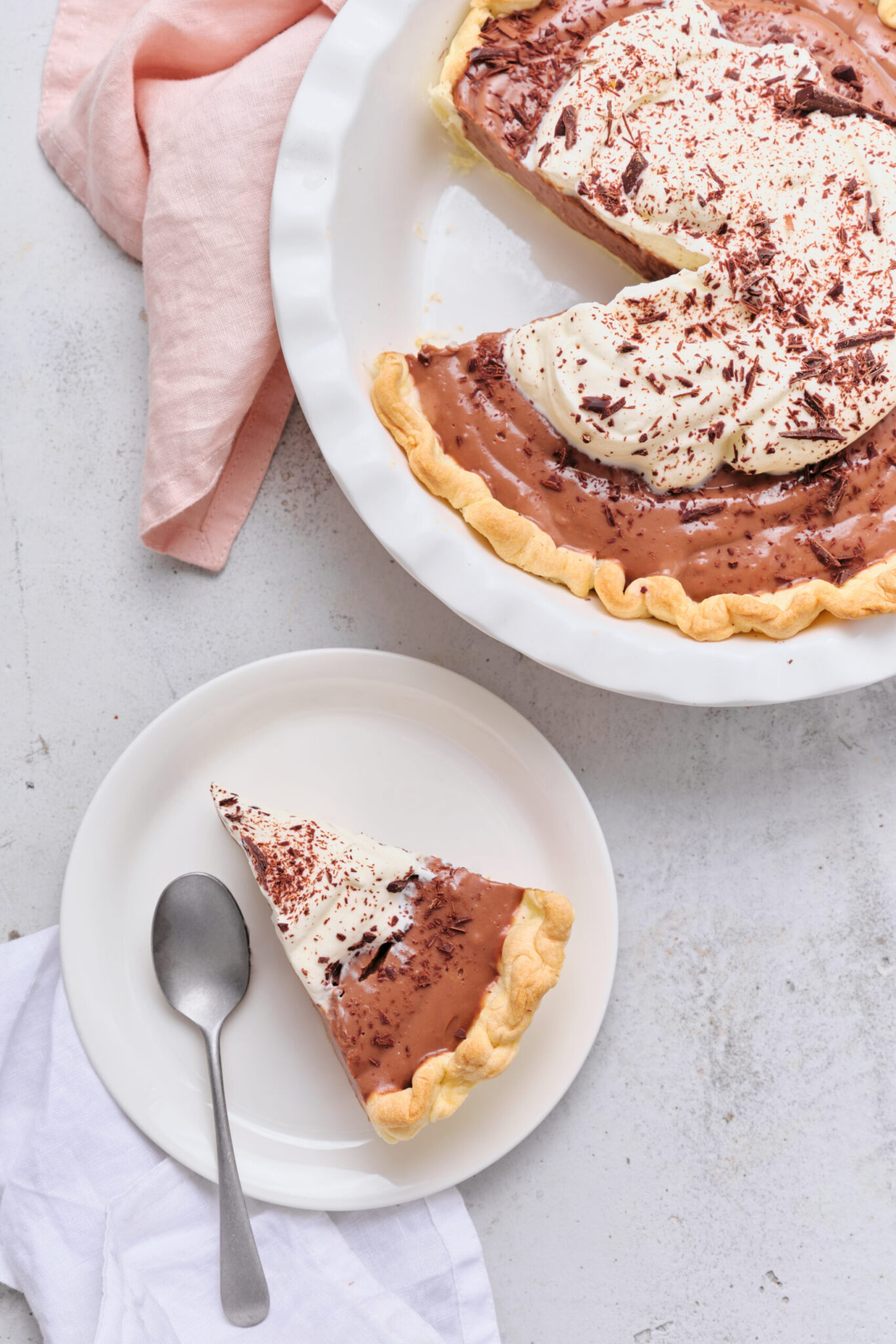 Chocolate Cream Pie | Baked Bree