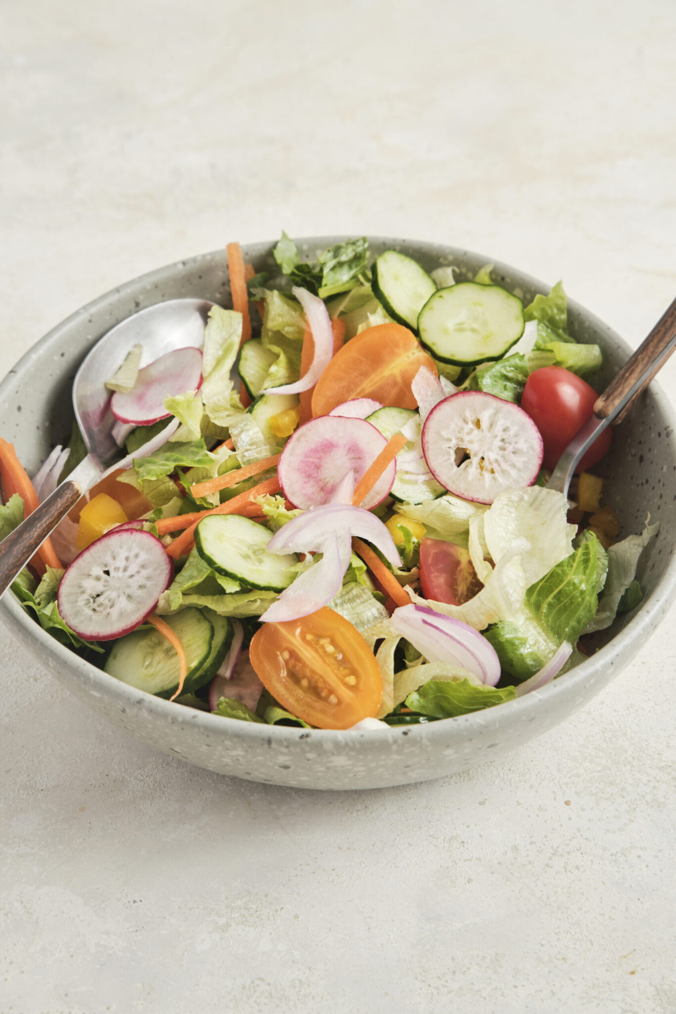Tossed Salad Recipe | Baked Bree